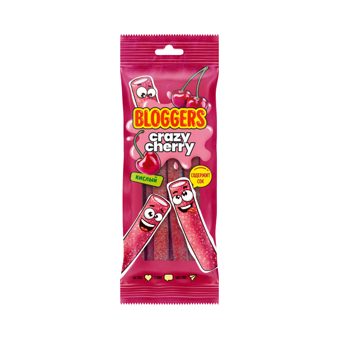 Cherry Gummies "Crazy Cherry", Bloggers, 75g – Gourmeest