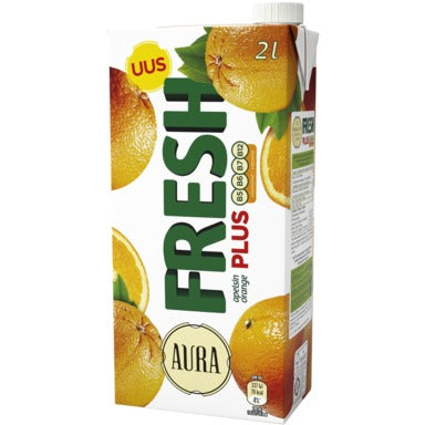 Fresh Plus Orange Juice Drink, Aura 2L – Gourmeest