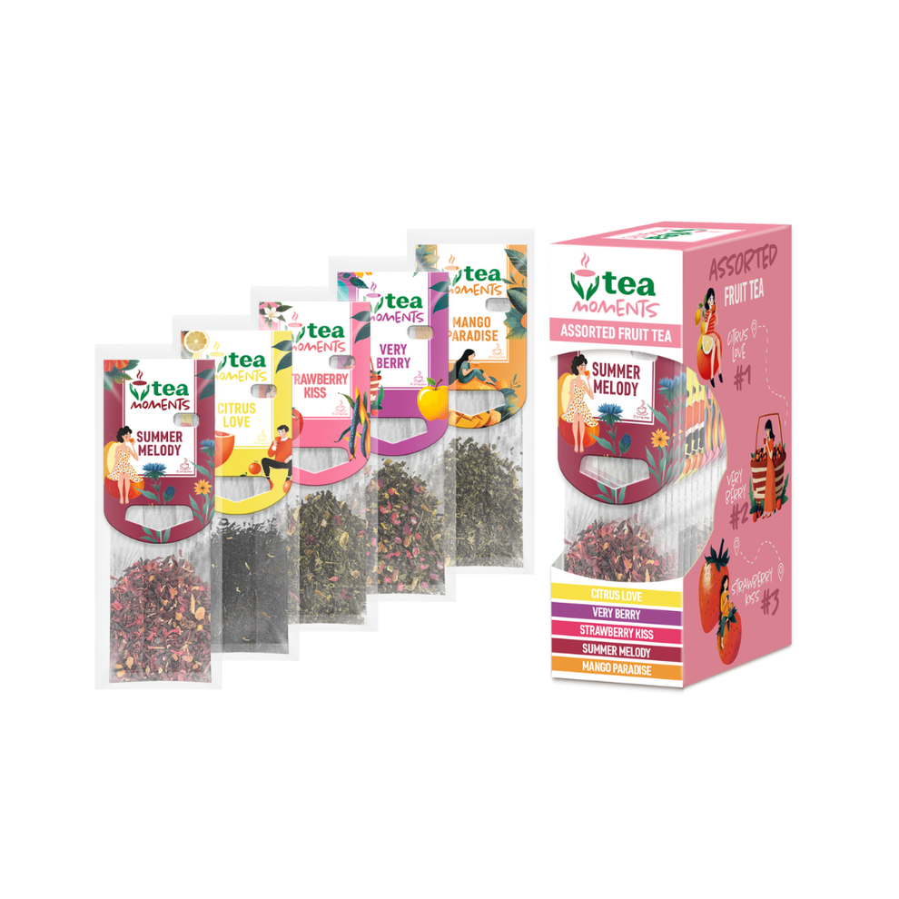 Assorted Fruit Tea Collection, Tea Moments, 34,2g – Gourmeest