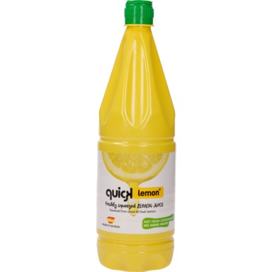 Fresh Lemon Juice 99.96%, Quick, 1L – Gourmeest