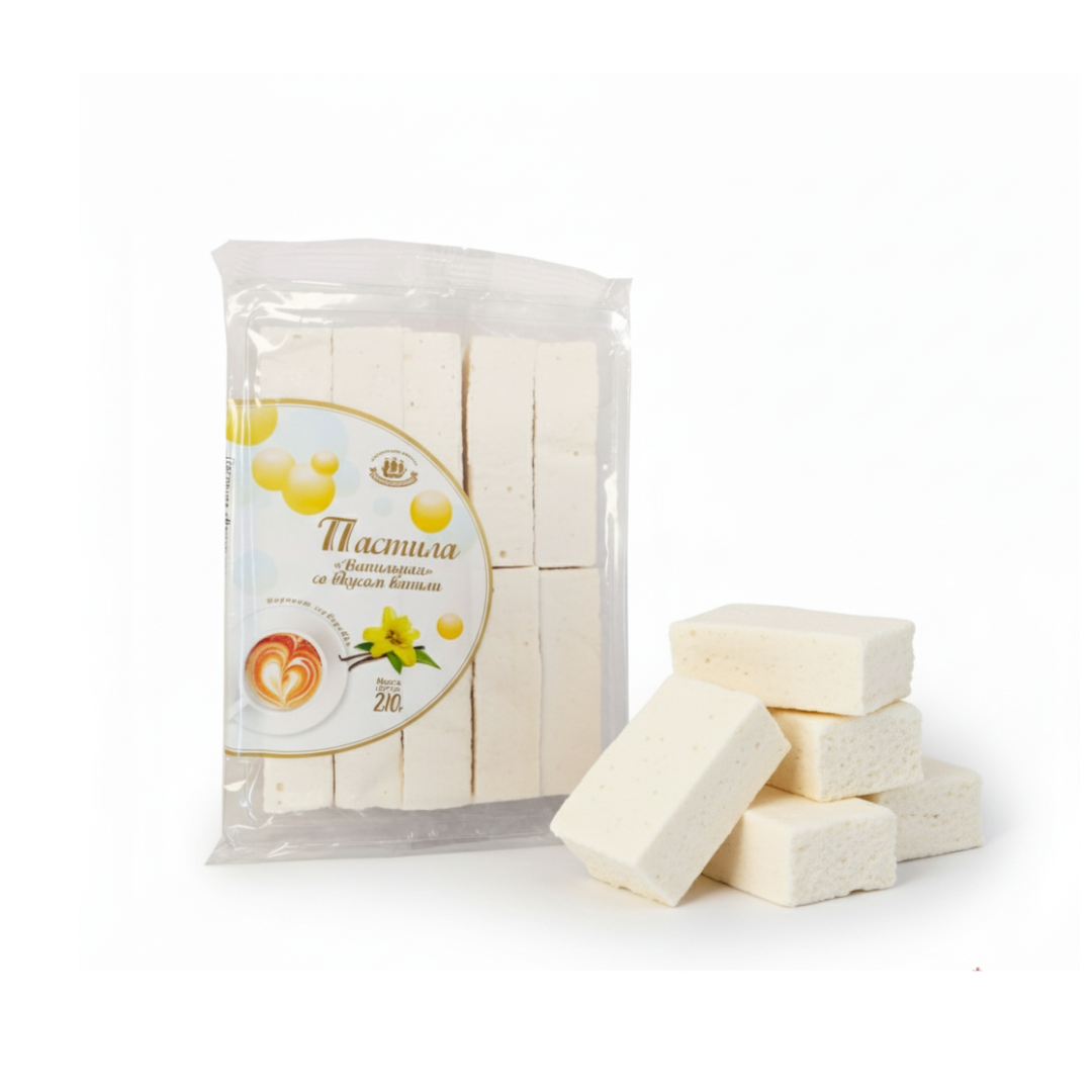 Pastila “Vanilla Flavor”, Kronshtadtskaya Confectionery, 210 g – Gourmeest