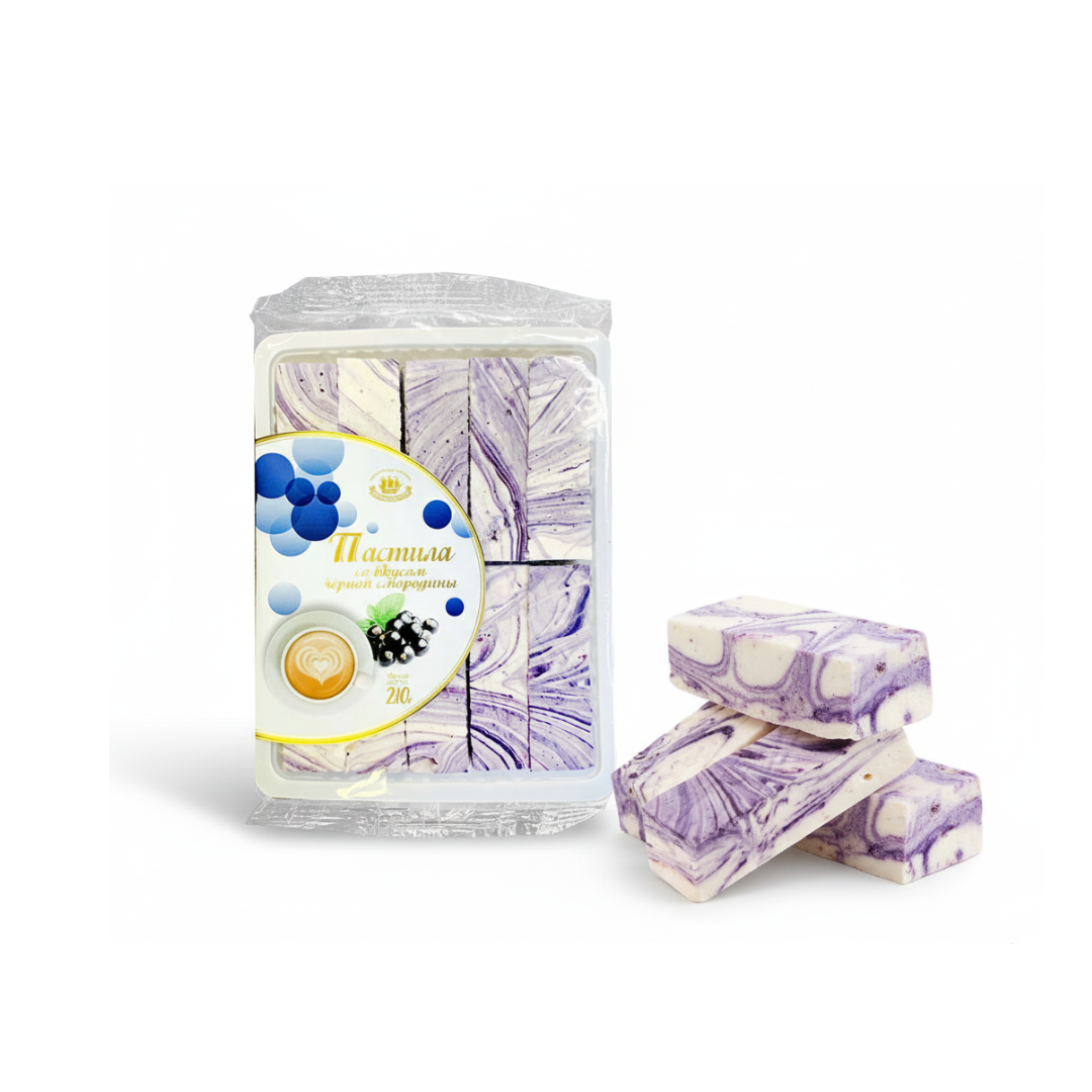 Pastila “Blackcurrant Flavor”, Kronshtadtskaya Confectionery, 210 g ...
