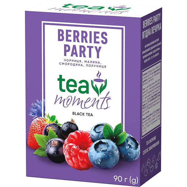 Tea Moments Berries Party Black Tea, 90g – Gourmeest